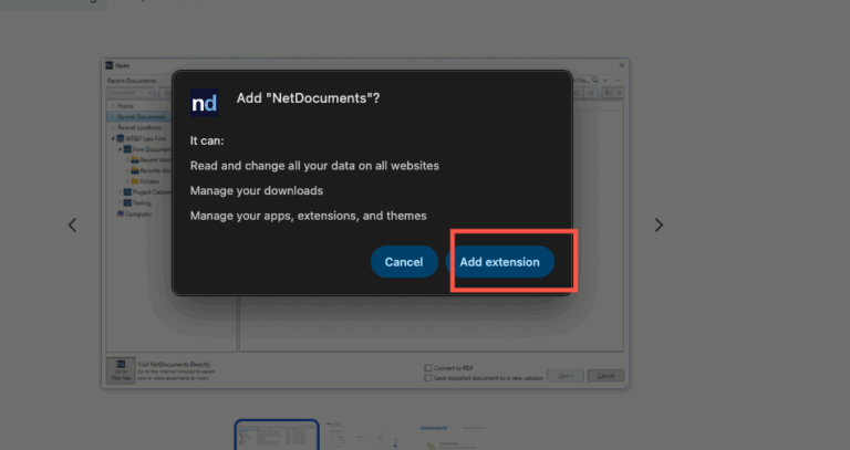 How to Troubleshoot issues with the NetDocuments Chrome Extension | Optiable